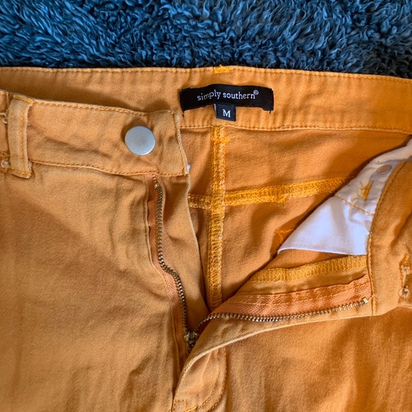 Simply Southern | Jeans | Orange Simply Southern Pants | Poshmark